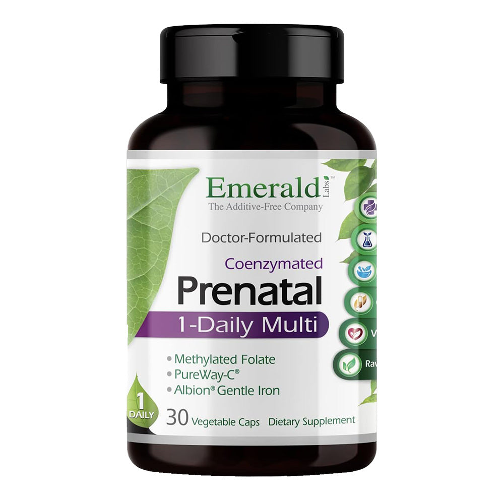 Emerald Labs Prenatal 1-Daily Multi 30 Caps– PointBlank Nutrition