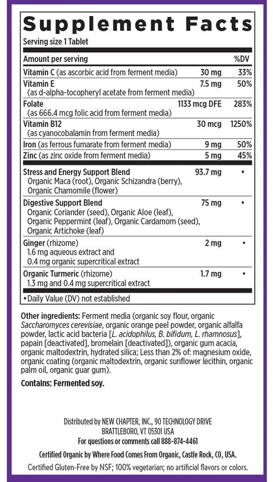 New Chapter Iron Food Complex– PointBlank Nutrition