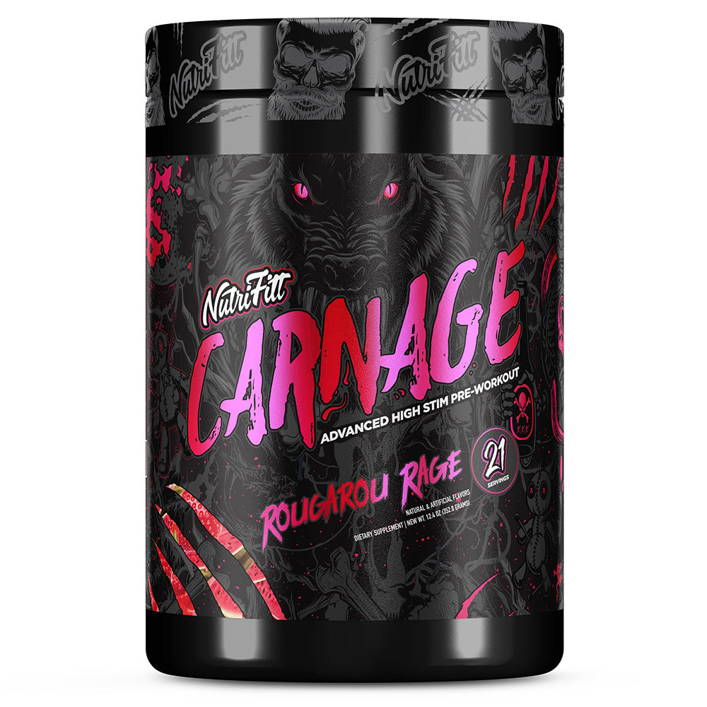 NutriFitt Carnage Advanced High Stim Pre-Workout– PointBlank Nutrition